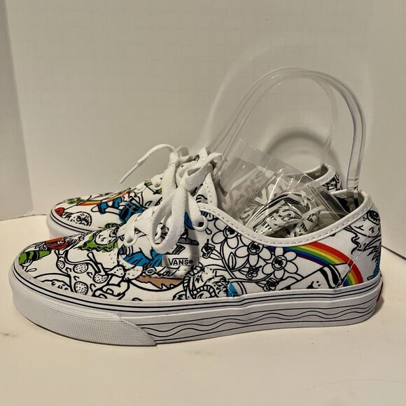 Vans | Shoes | Vans X Crayola Era M 45 W 6 Sneakers Sketch Your Way ...